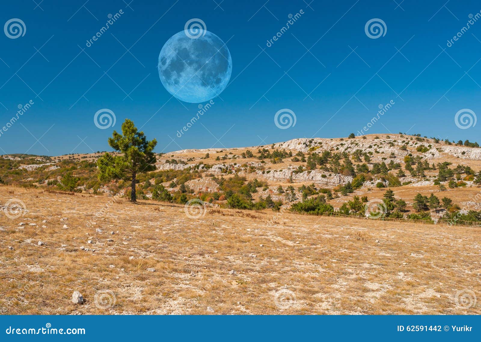 Desolate Mountain Landscape Stock Photo - Image of autumnal ...