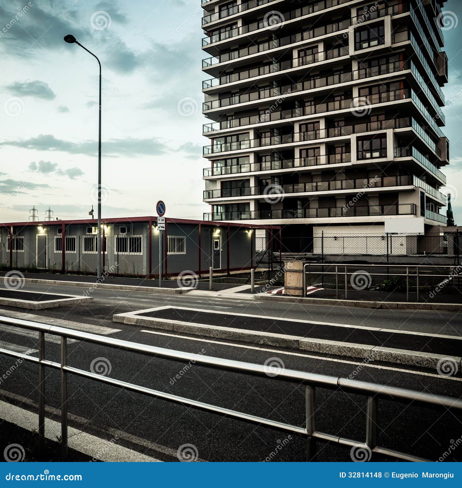 Desolate suburb landscape stock photo. Image of conceptual - 32814148
