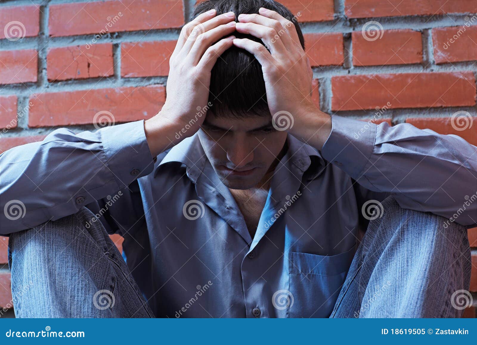 Despair stock image. Image of model, face, portrait, stress - 18619505