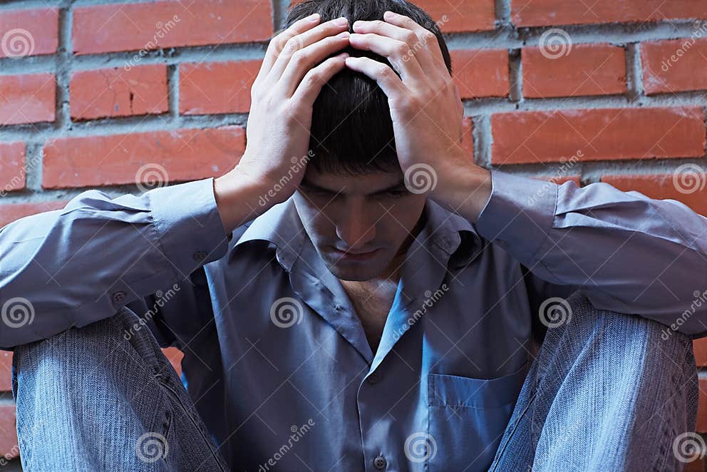 Despair stock image. Image of model, face, portrait, stress - 18619505