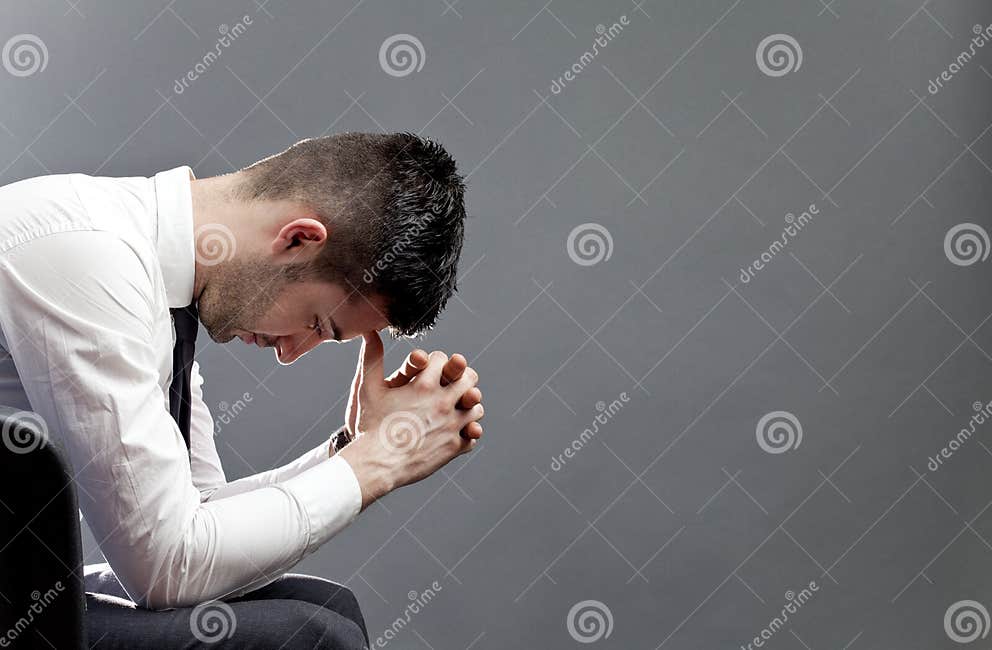 Despair stock photo. Image of head, deeply, emotion, attitude - 25472894
