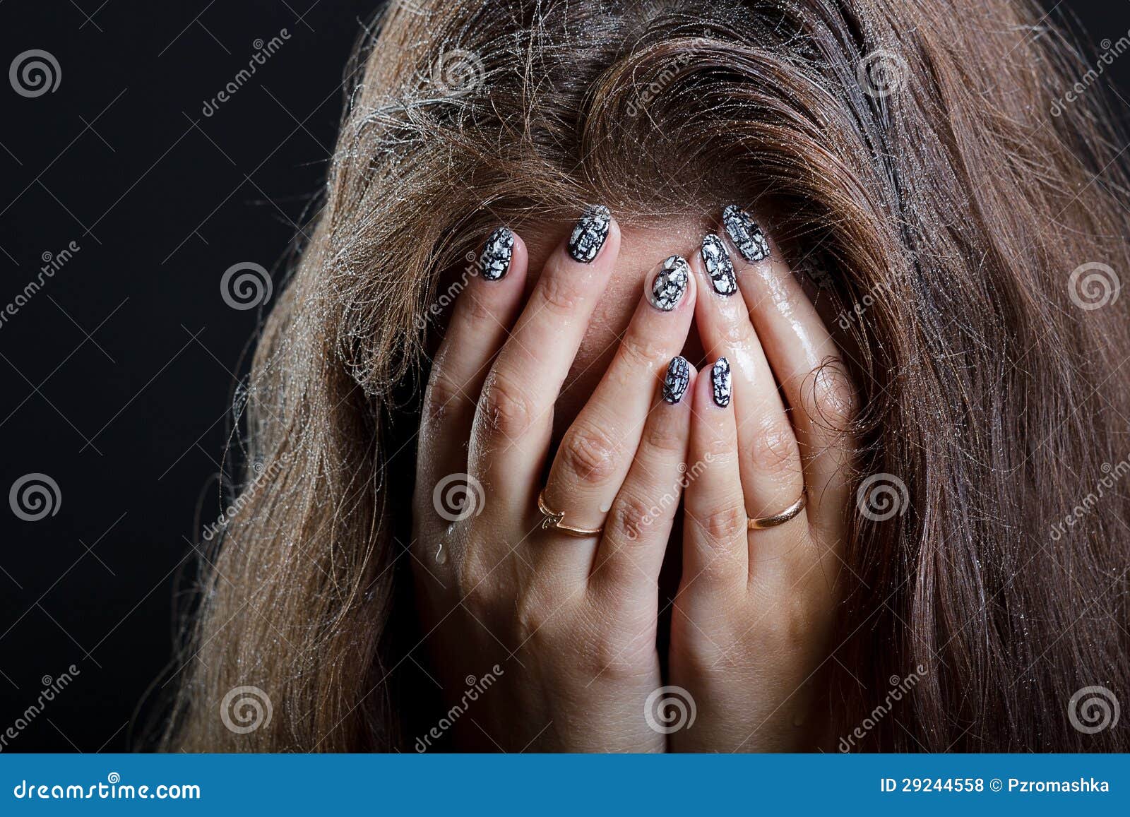 Despair stock photo. Image of distraught, headache, finger - 29244558