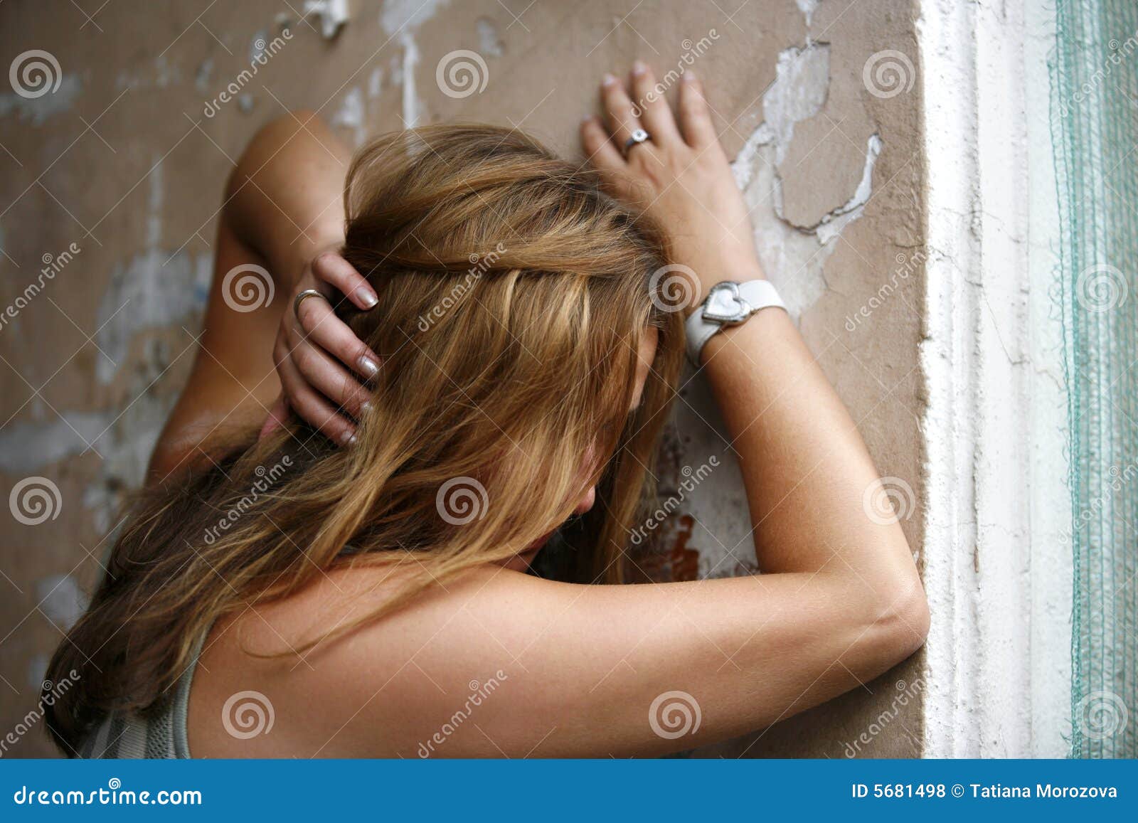 Despair stock photo. Image of woman, closed, depression - 5681498
