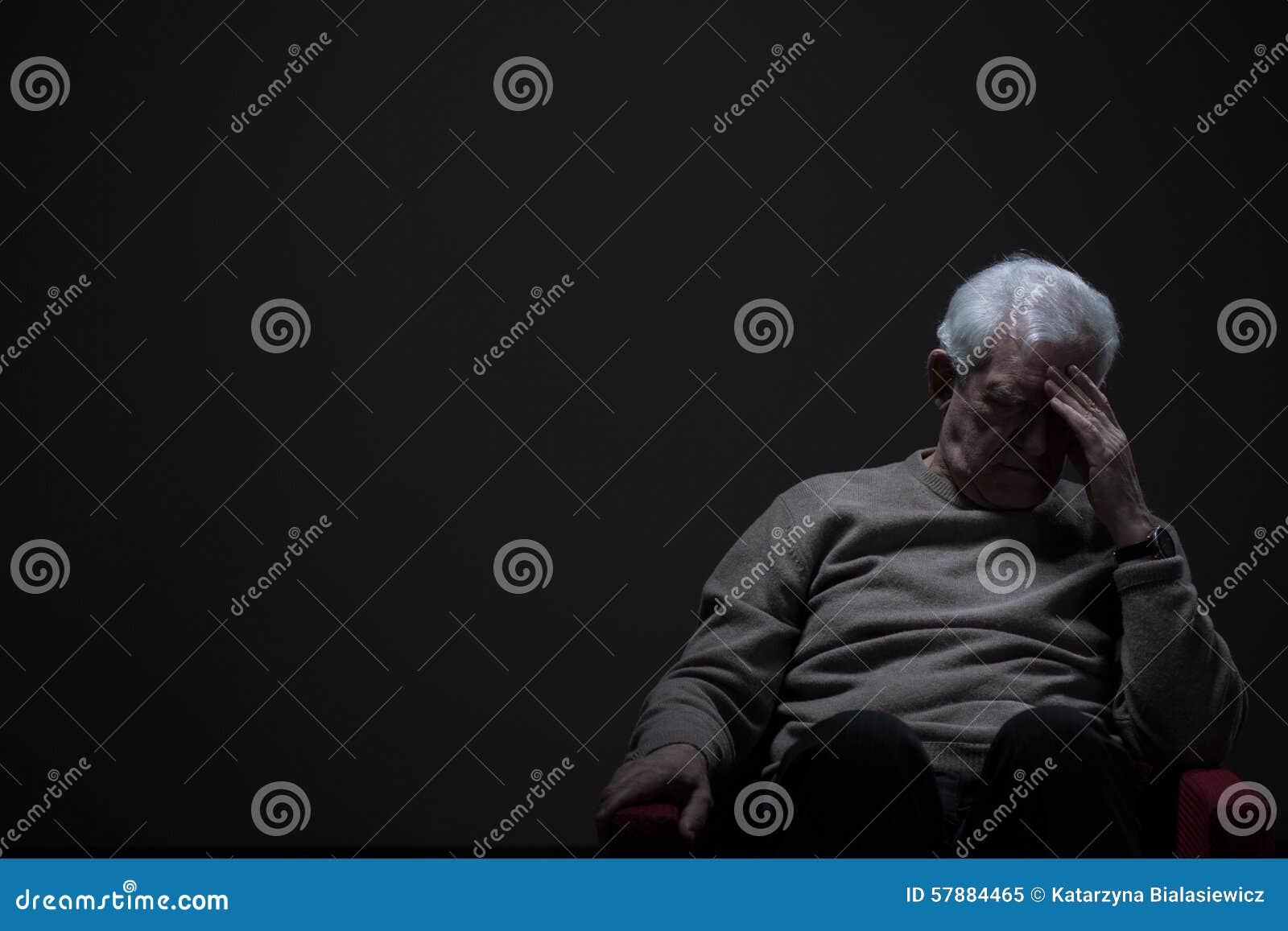 Despairing senior man stock image. Image of despair, dark - 57884465