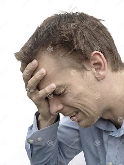 Desperate stock photo. Image of face, adult, alone, trouble - 20653990