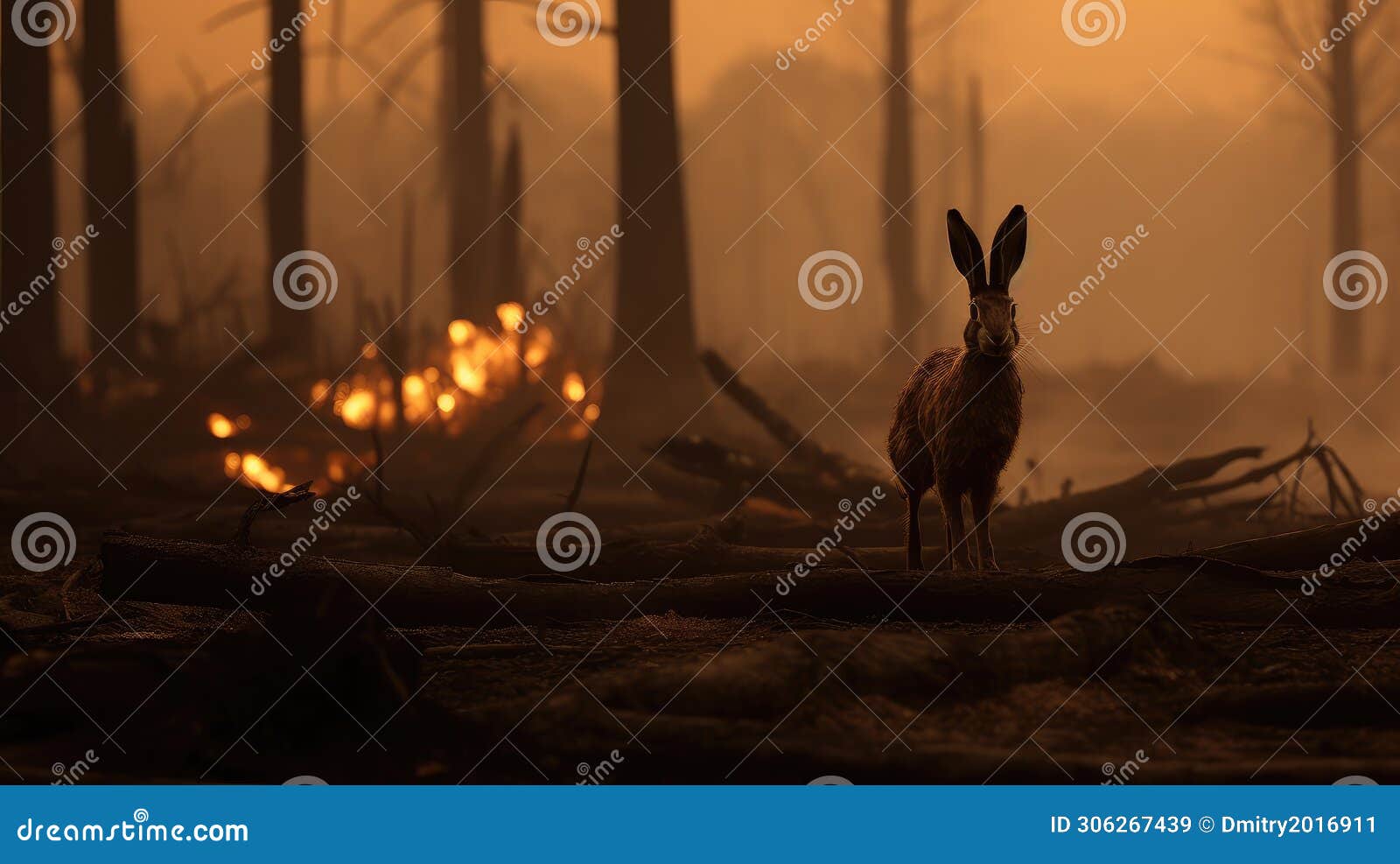 In a Desperate Bid for Safety, a Hare Navigates the Treacherous Path of ...