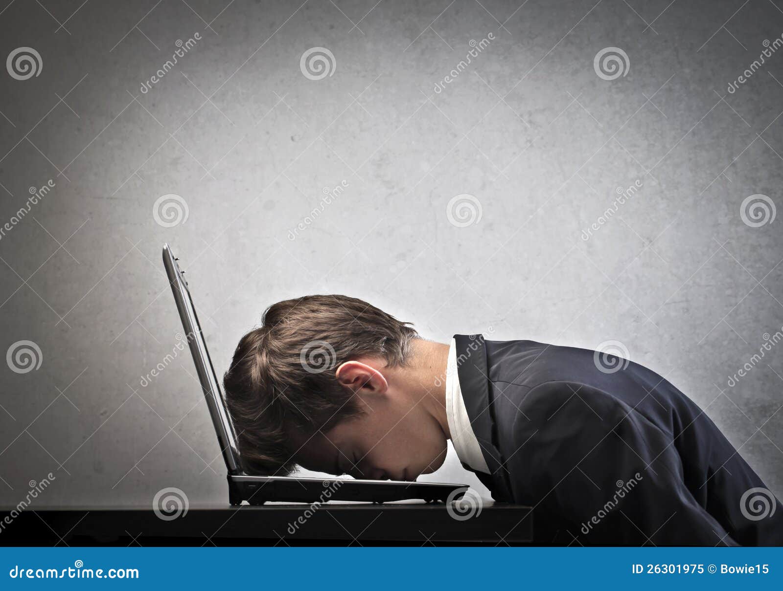 Desperate Businessman stock image. Image of career, young - 26301975