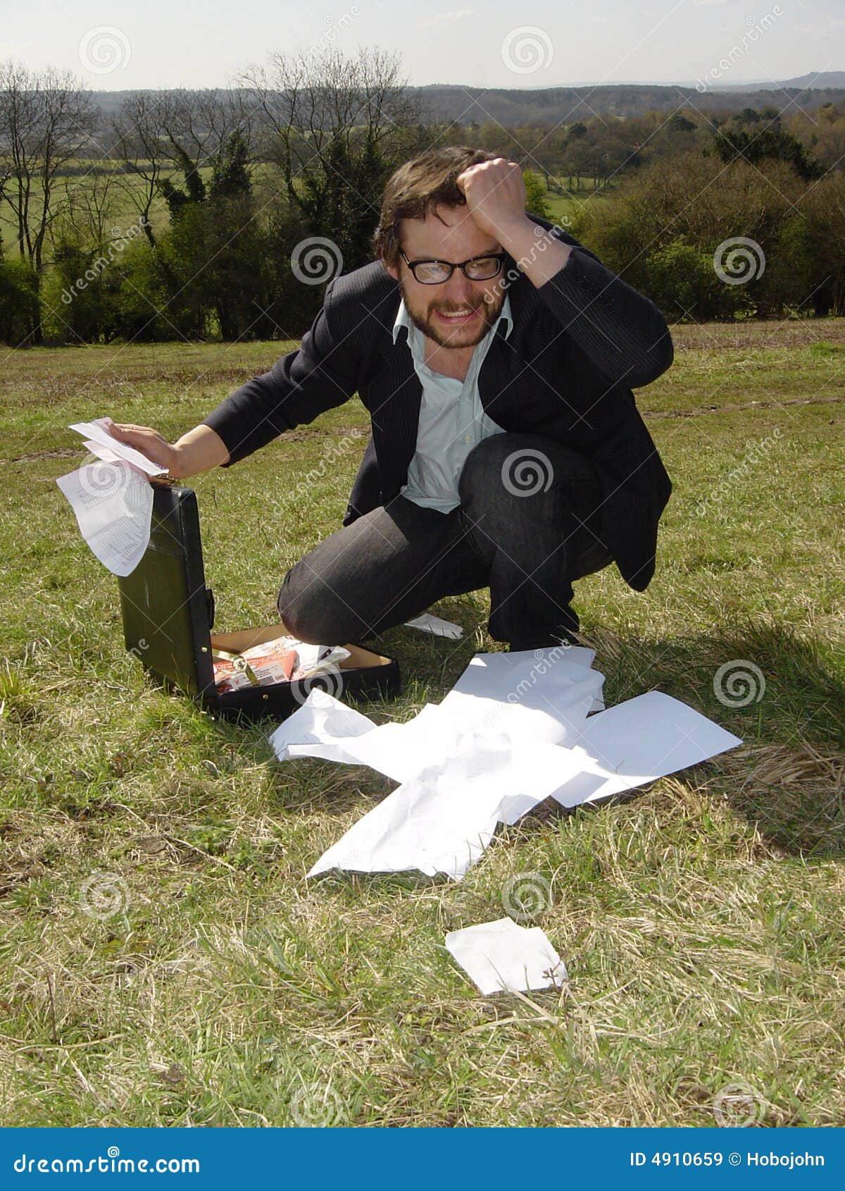 Desperate Businessman stock image. Image of thicket, overworked - 4910659