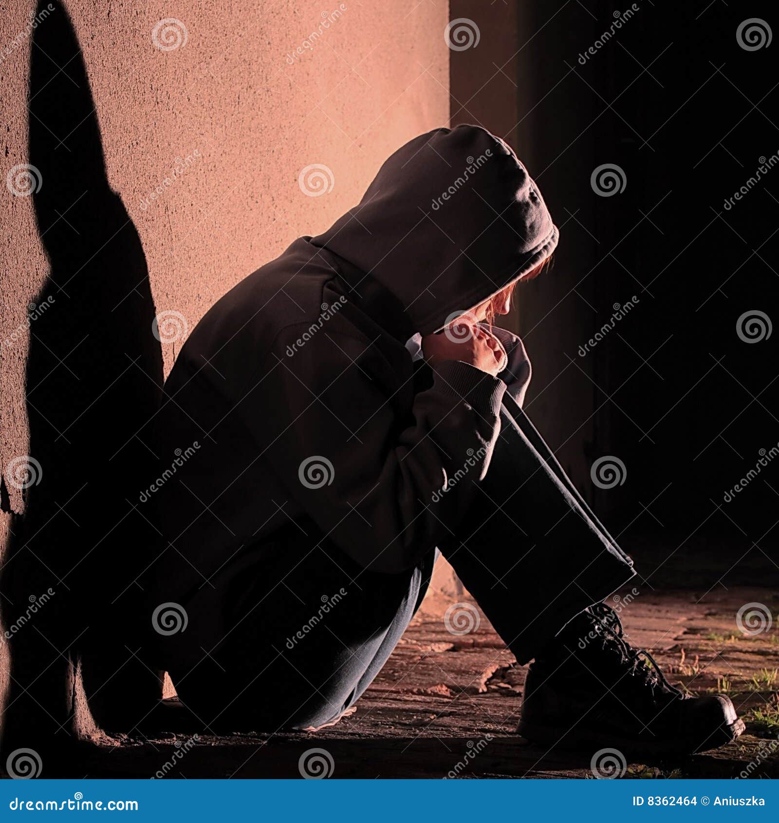 Desperate child stock photo. Image of human, female, slump - 8362464