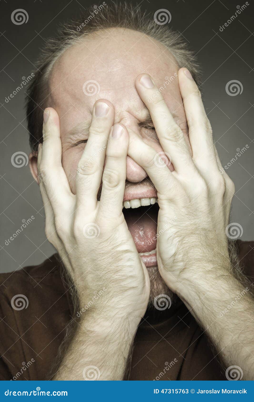 Desperate face stock image. Image of stress, view, close - 47315763
