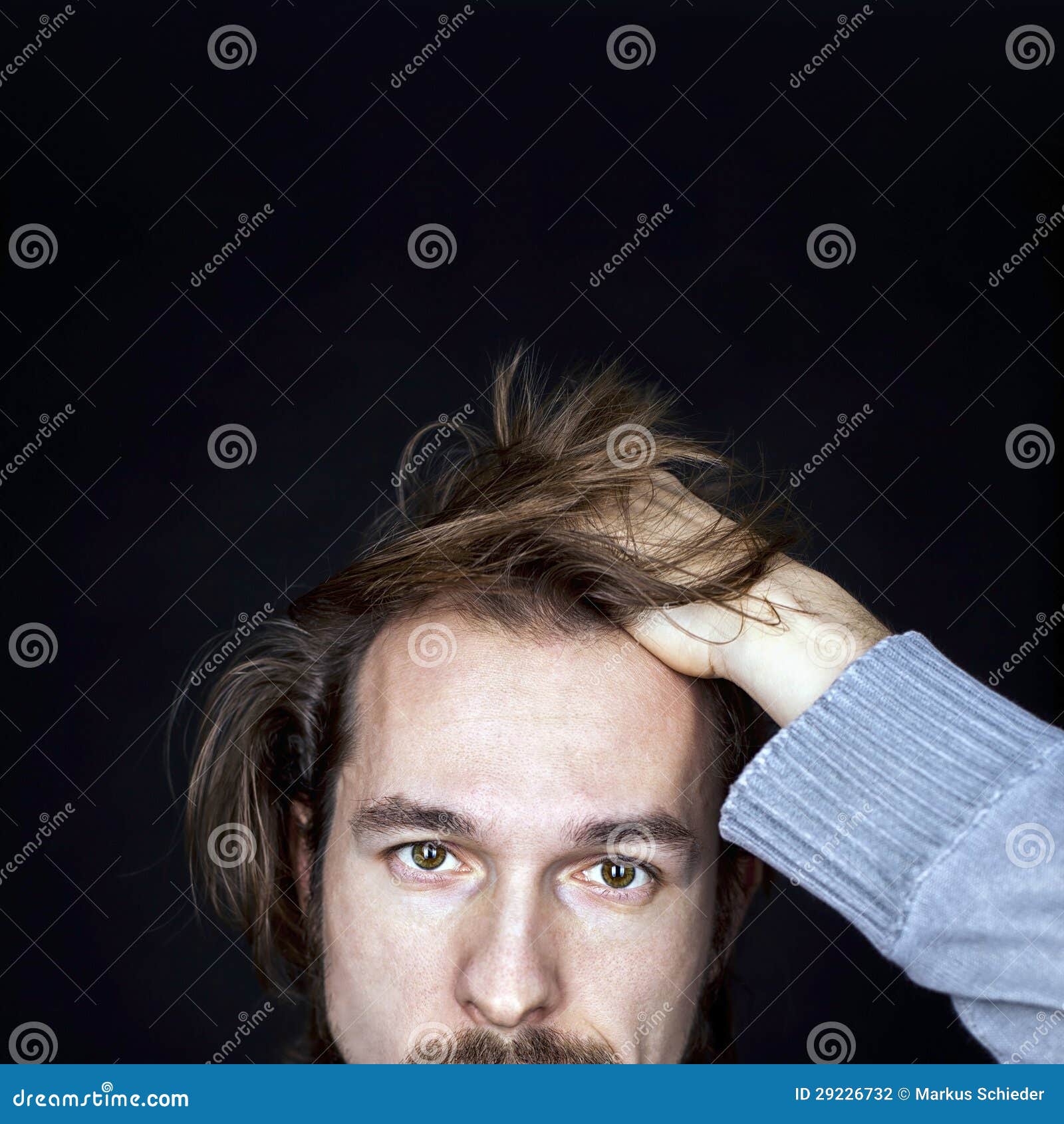 Desperate looking man stock photo. Image of bossy, frantic - 29226732