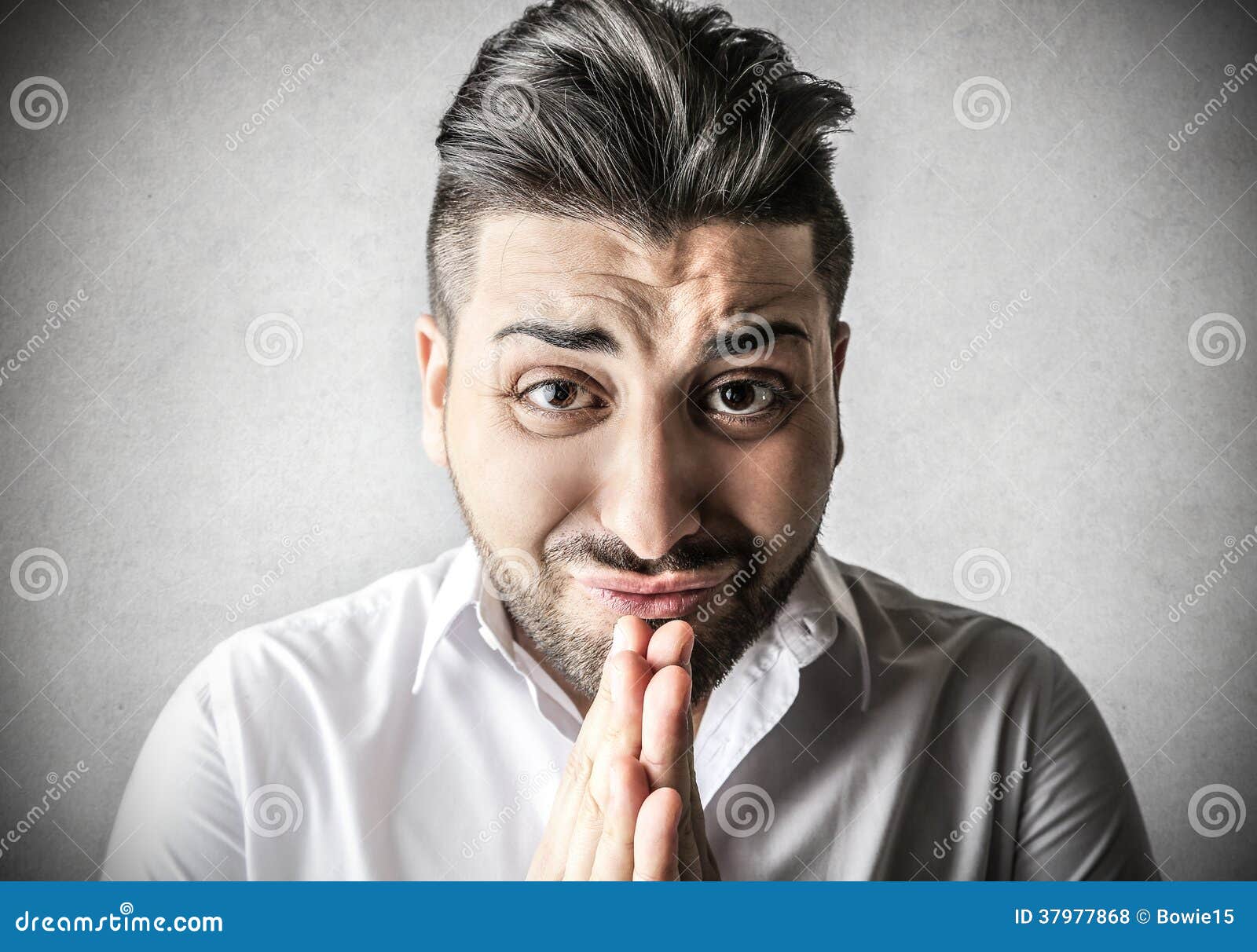 Desperate man begging stock photo. Image of choose, business - 37977868
