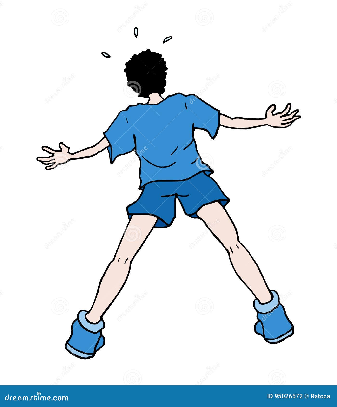 Desperate man illustration stock illustration. Illustration of person ...