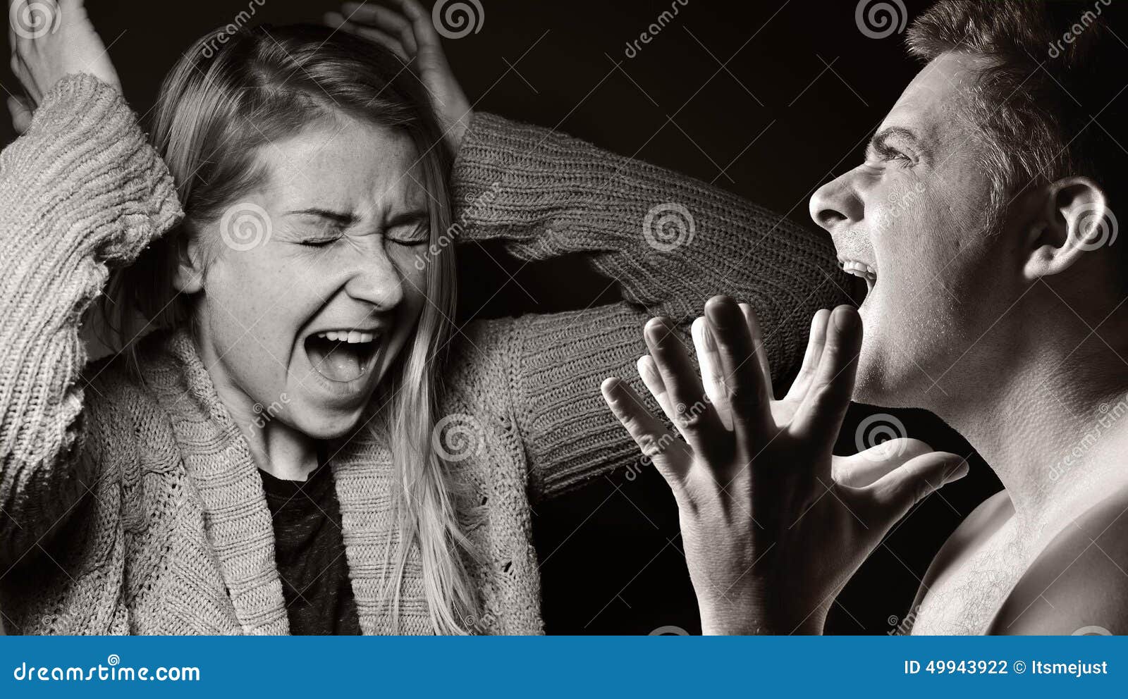 Desperate Man, Shouting and Raging. Stock Photo - Image of marriage ...