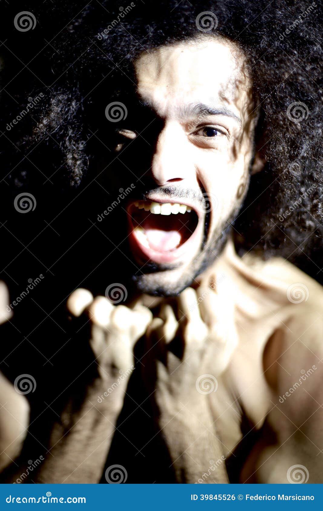 Desperate man shouting stock photo. Image of anger, male - 39845526