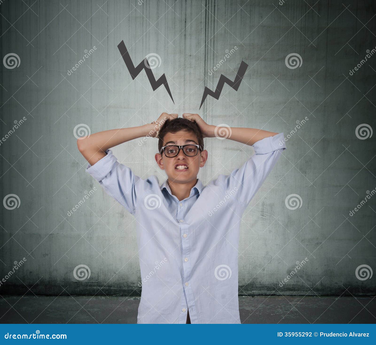 Desperate man stock photo. Image of portrait, creativity - 35955292