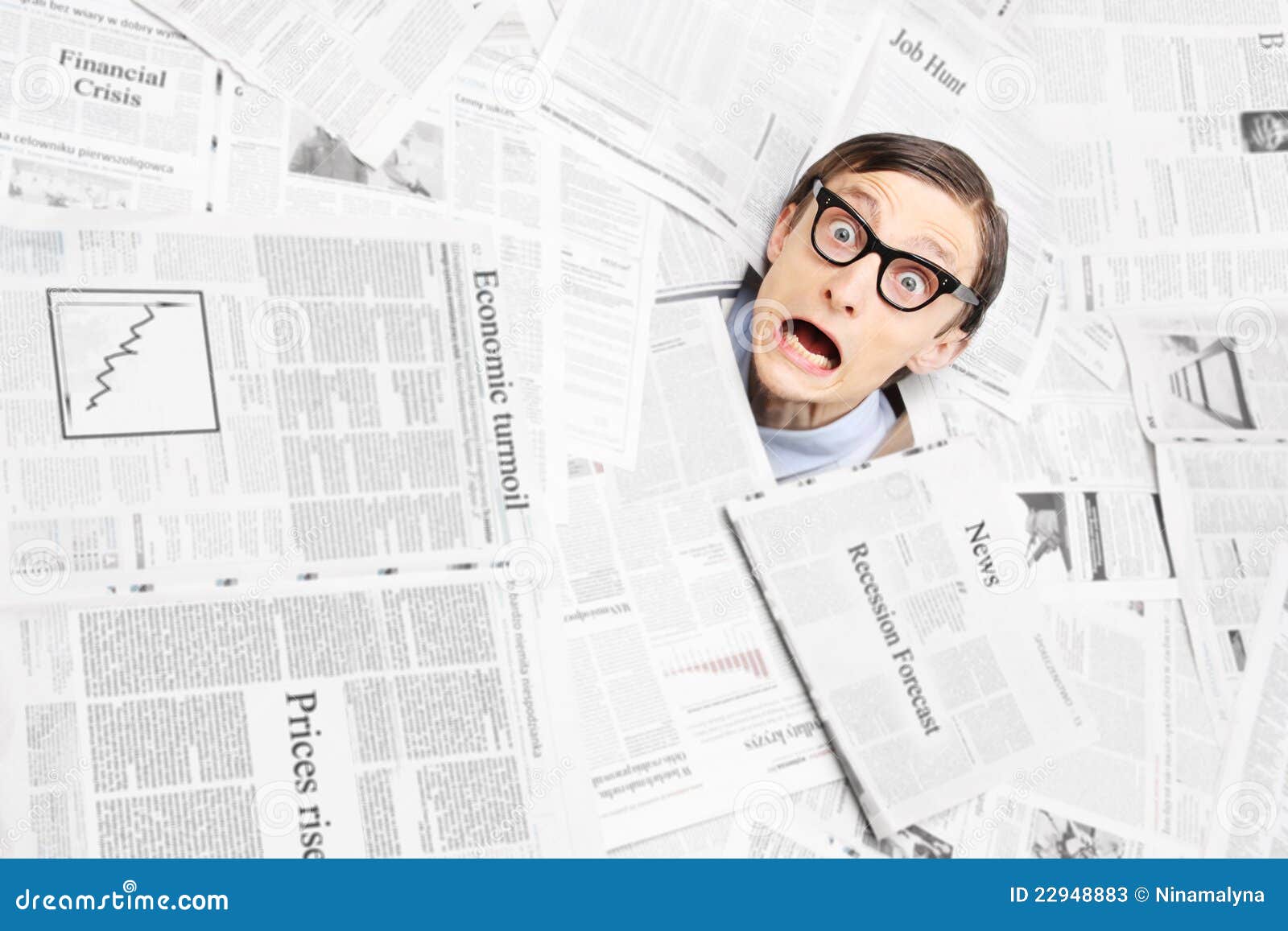 Desperate nerd stock image. Image of fear, humor, business - 22948883
