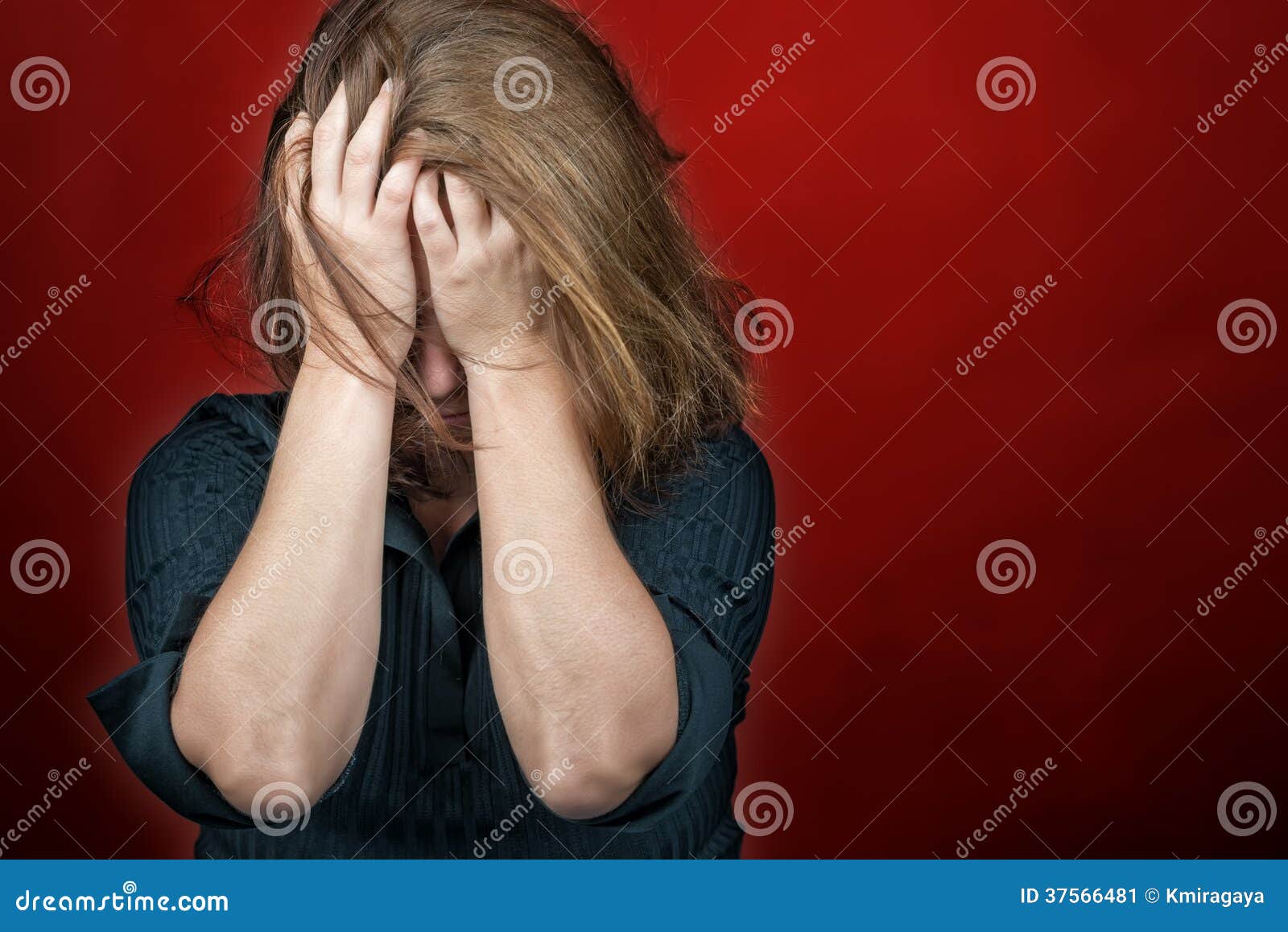 Desperate sad woman crying stock image. Image of drama - 37566481