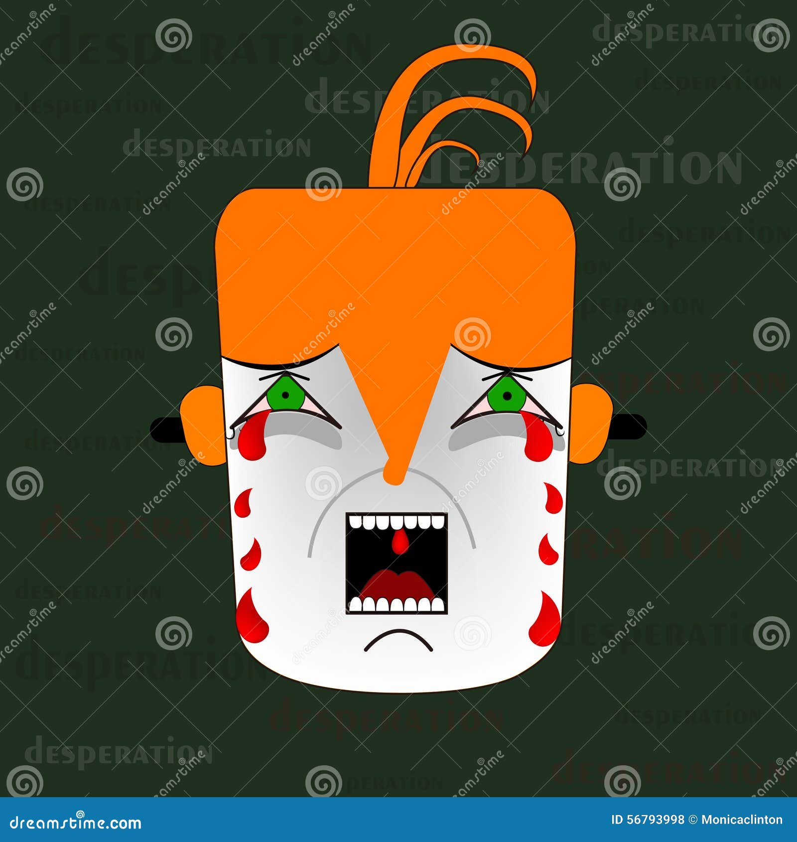 Desperation illustration stock illustration. Illustration of idea ...