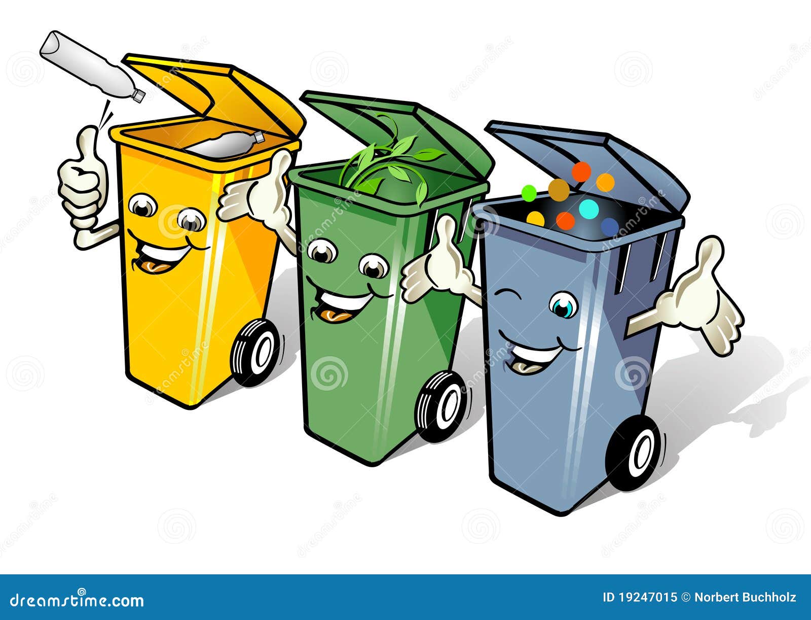 Desperdício afastado ilustração do vetor. Ilustração de cilindros ...