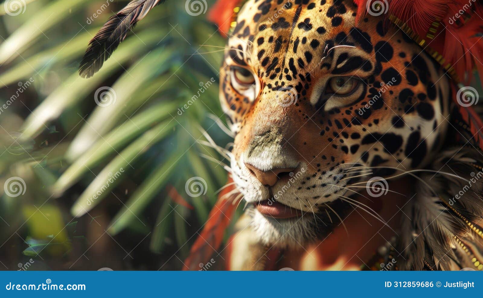 Despite the Intimidating Sight of an Aztec Jaguar Warrior His ...