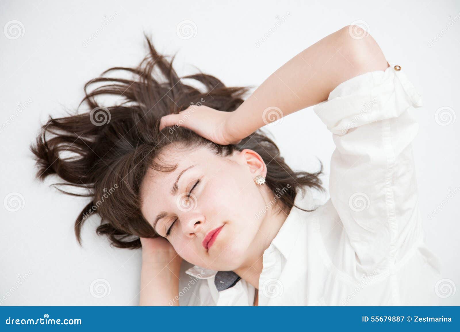 Despondent young woman stock image. Image of adult, fashionable - 55679887