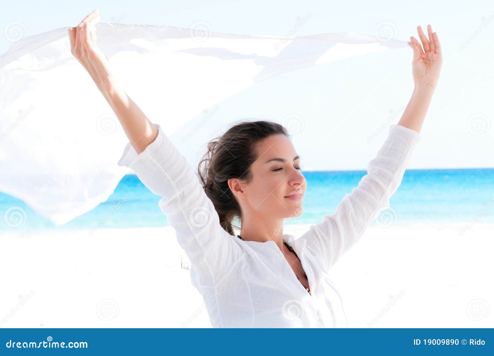 Despreocupado foto de archivo. Imagen de hermoso, respire - 19009890