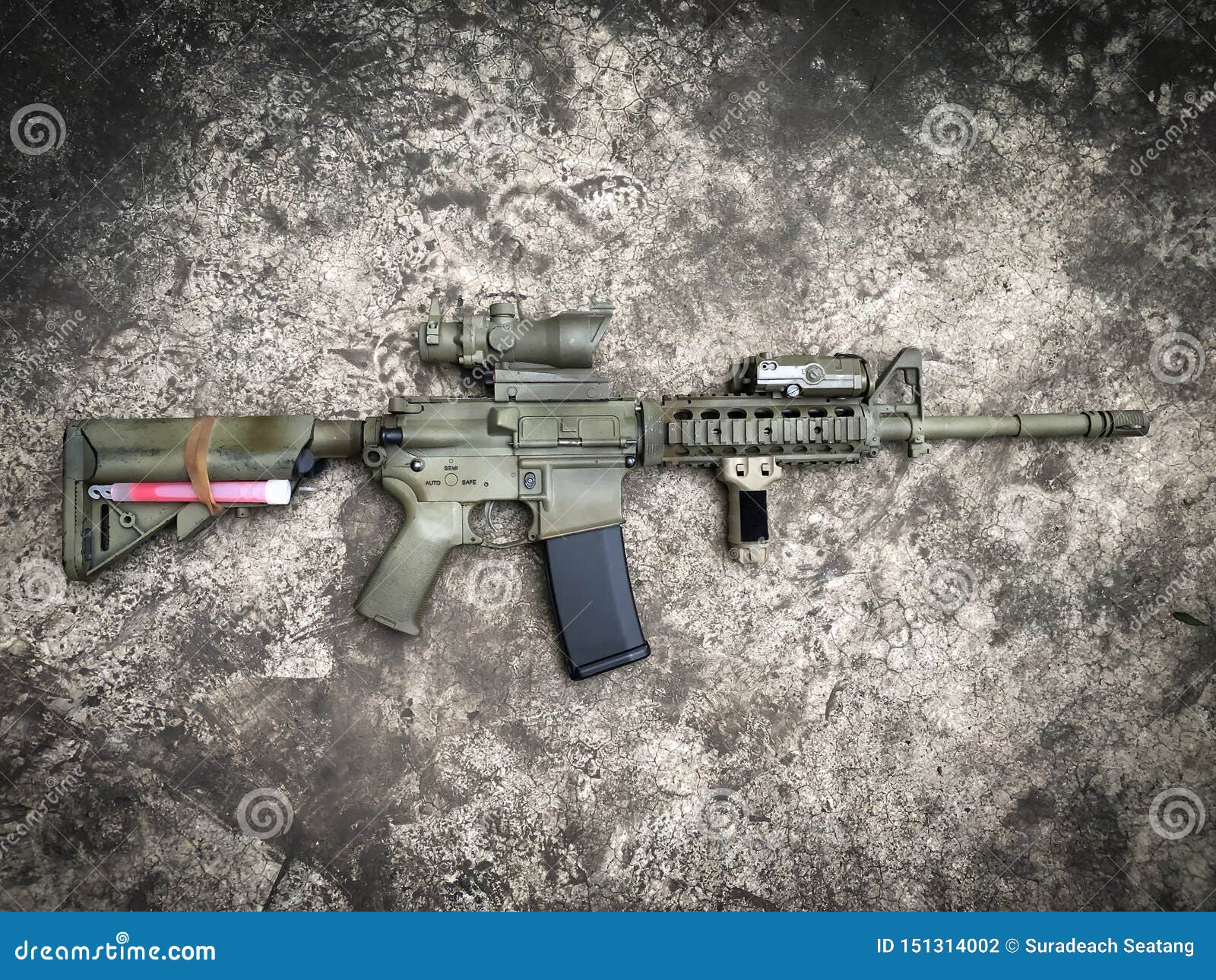 US Spec Ops M4A1 Assault Carbine Royalty-Free Stock Photography ...