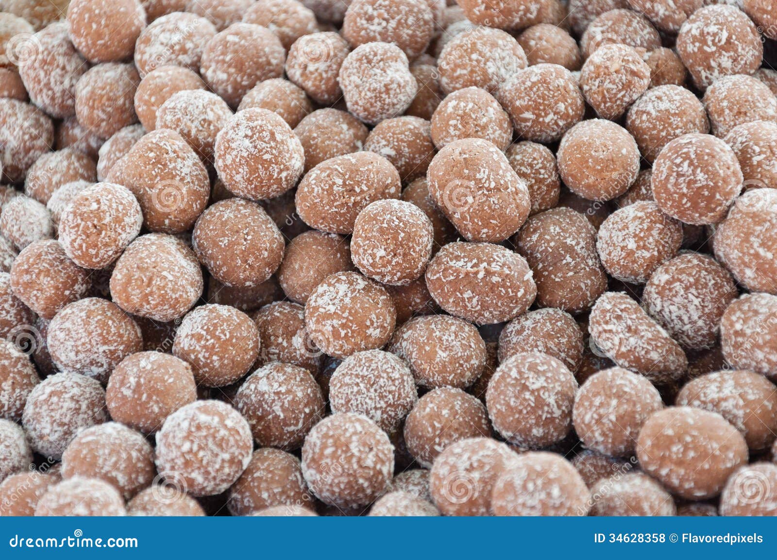 Dessert balls stock photo. Image of store, chocolate - 34628358