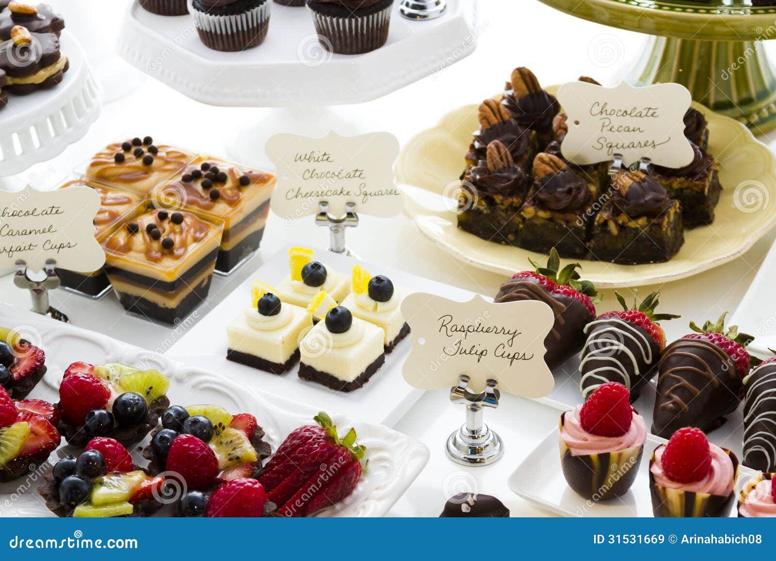 Dessert bar stock image. Image of covered, miniature - 31531669