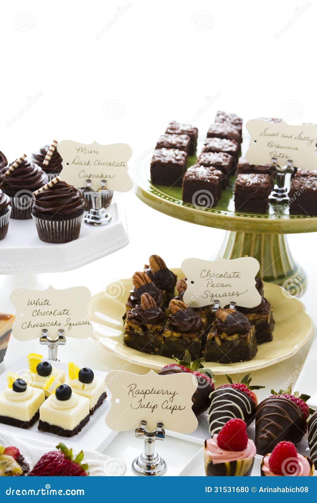 Dessert bar stock photo. Image of frosting, person, gourmet - 31531680