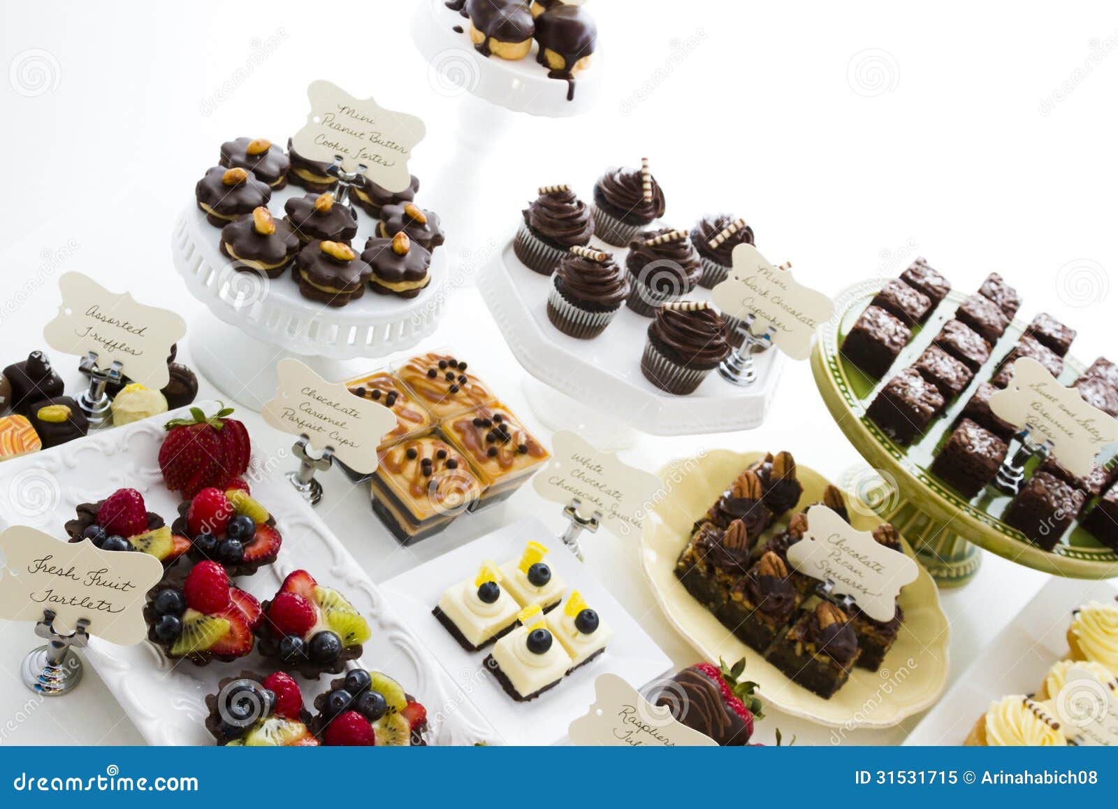 Dessert bar stock image. Image of dessert, food, chocolate - 31531715
