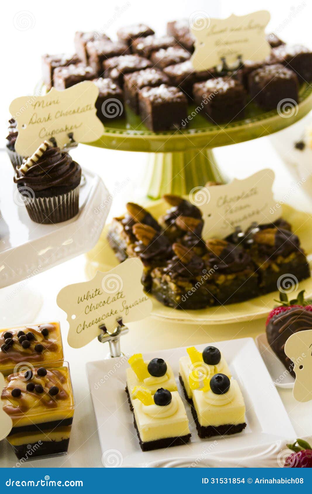 Dessert bar stock photo. Image of party, fancy, love - 31531854