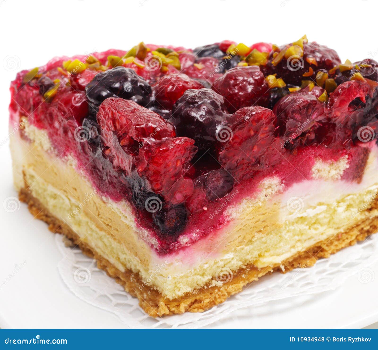 Dessert - Berries Cake stock photo. Image of berries - 10934948