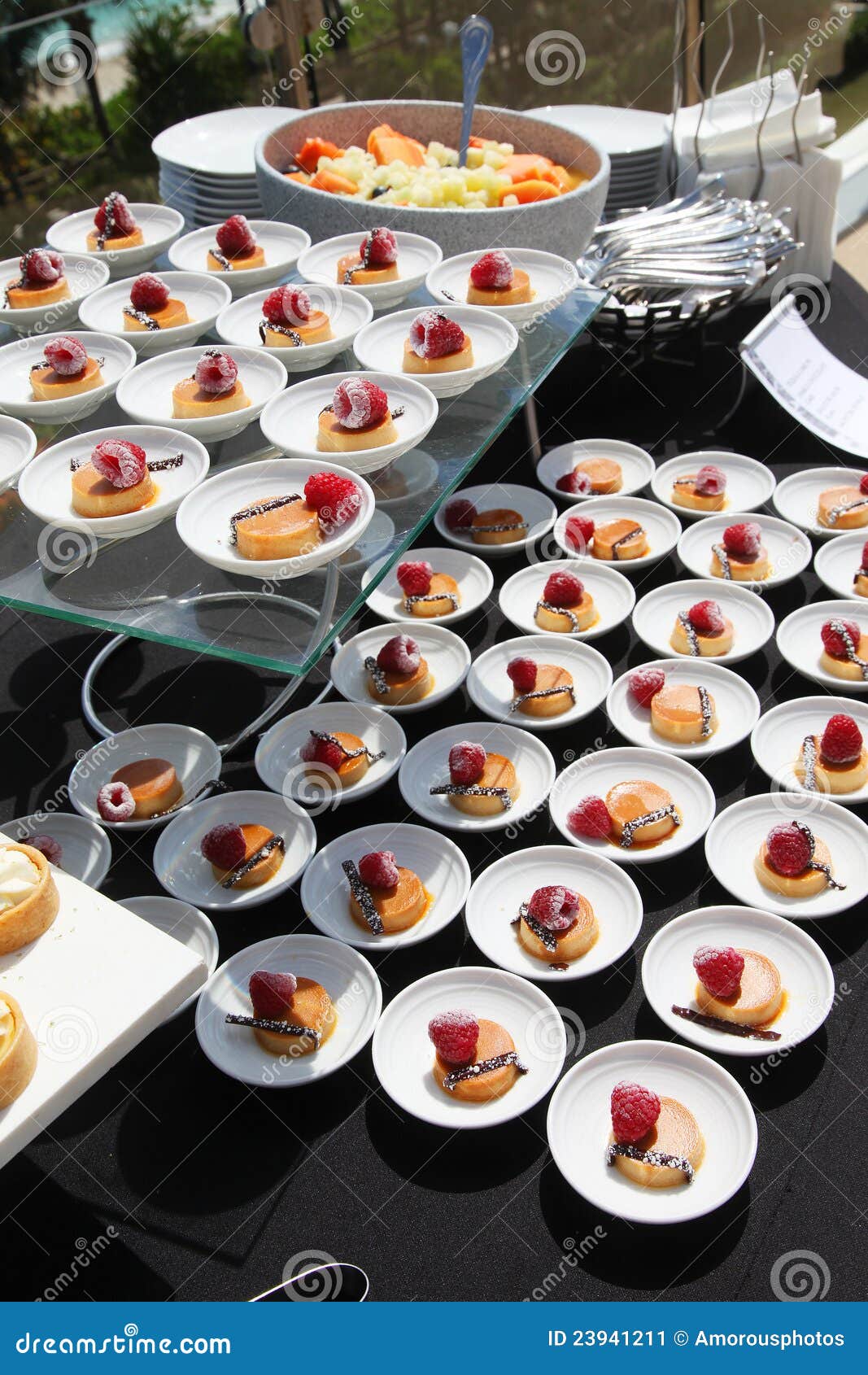 Dessert buffet stock image. Image of fruits, buffet, bowl - 23941211