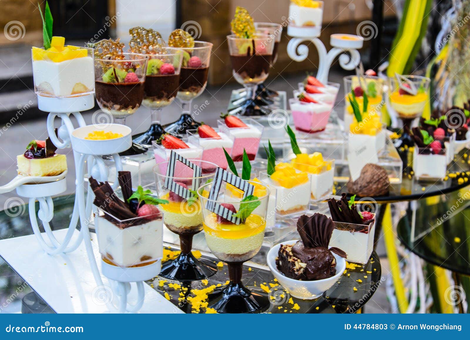 Dessert buffet stock image. Image of strawberry, dessert - 44784803