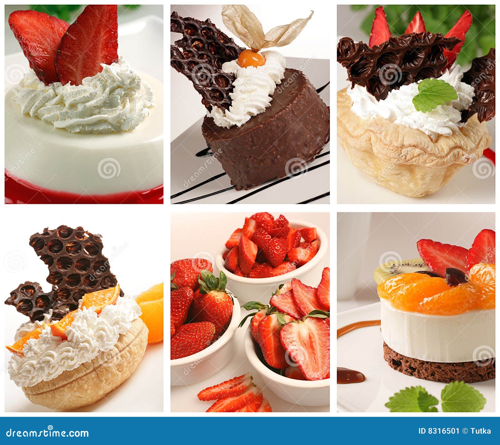 Dessert Collage Stock Image | CartoonDealer.com #42083035