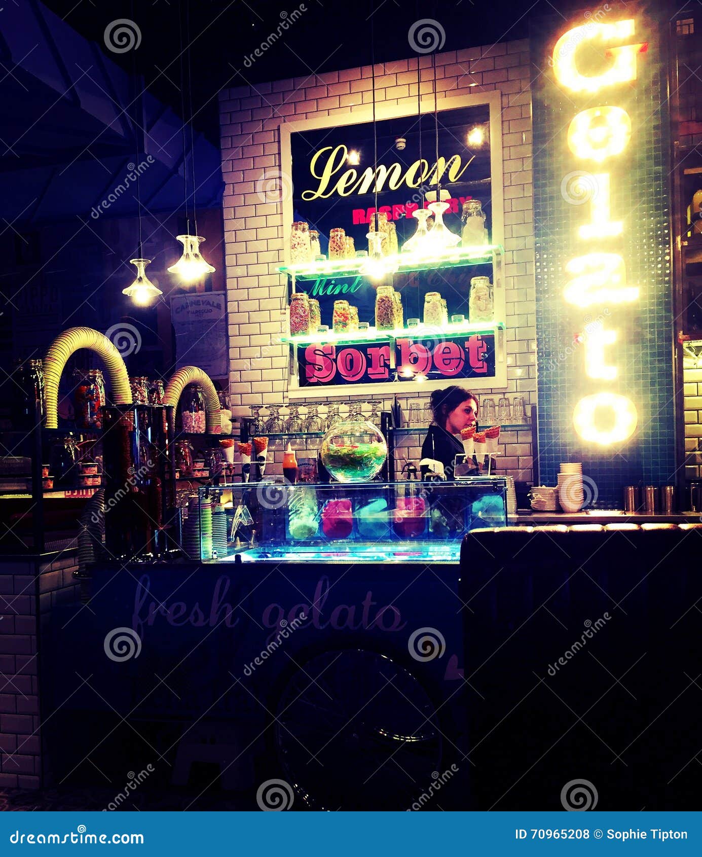 Dessert Corner editorial stock photo. Image of pudding - 70965208