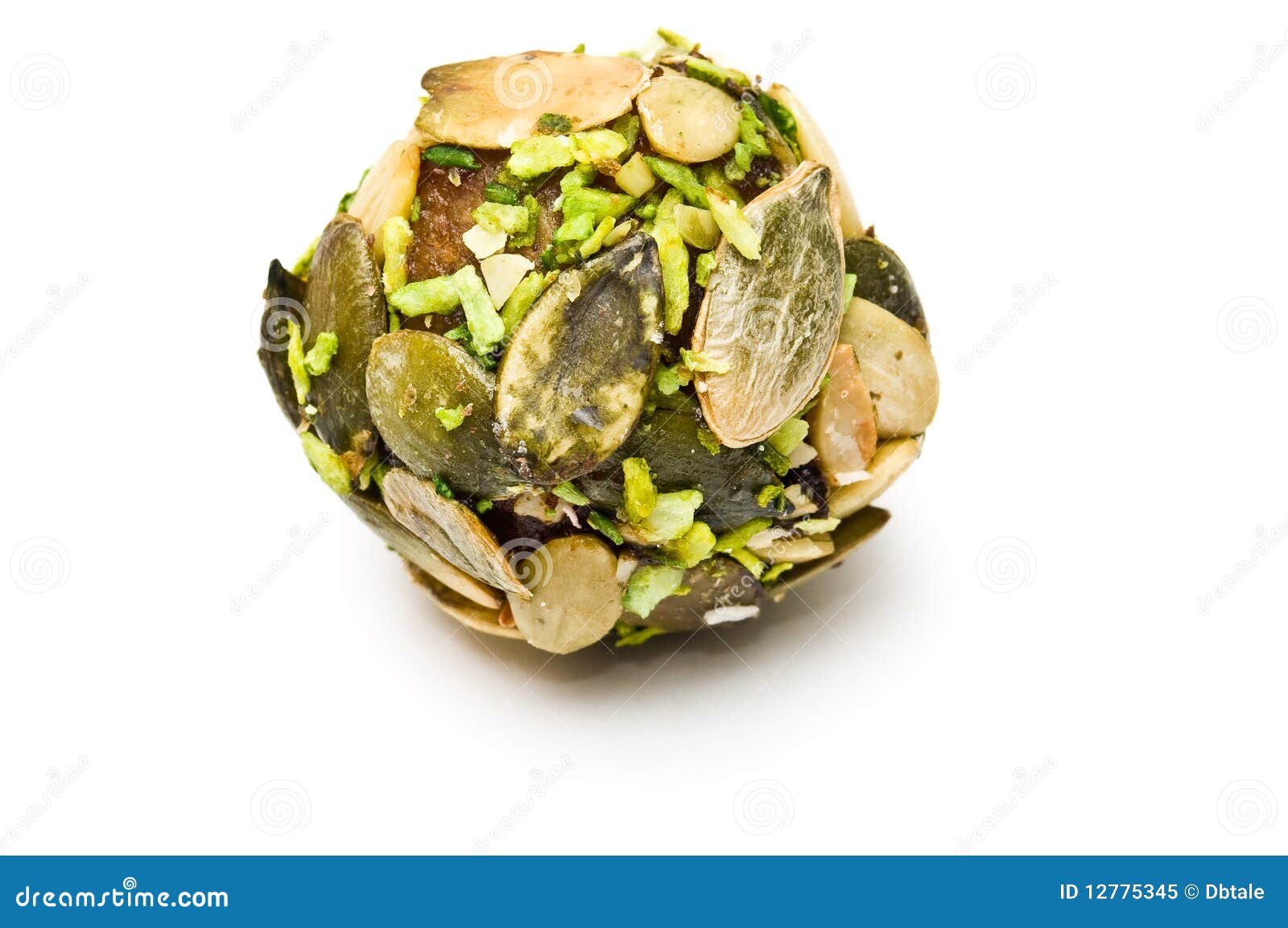 Dessert Covered with Various Seeds Stock Image - Image of chocolate ...