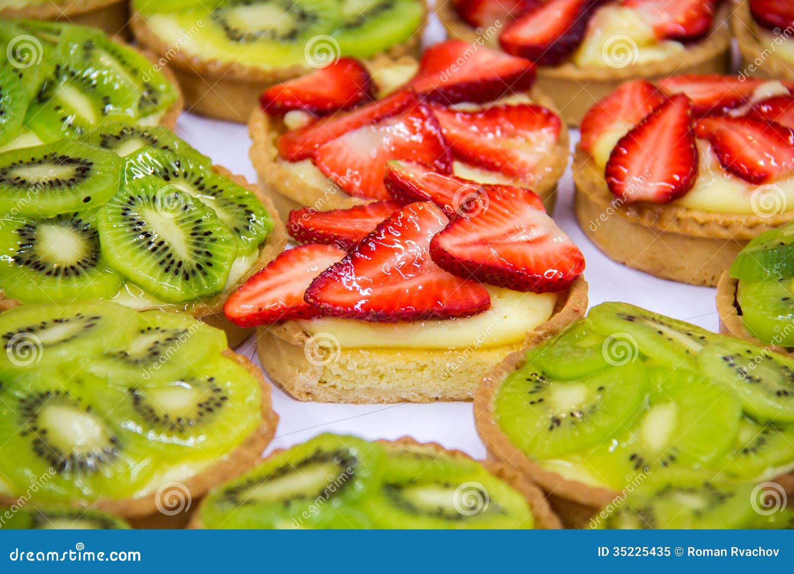 Dessert with fresh fruit. stock image. Image of dessert - 35225435