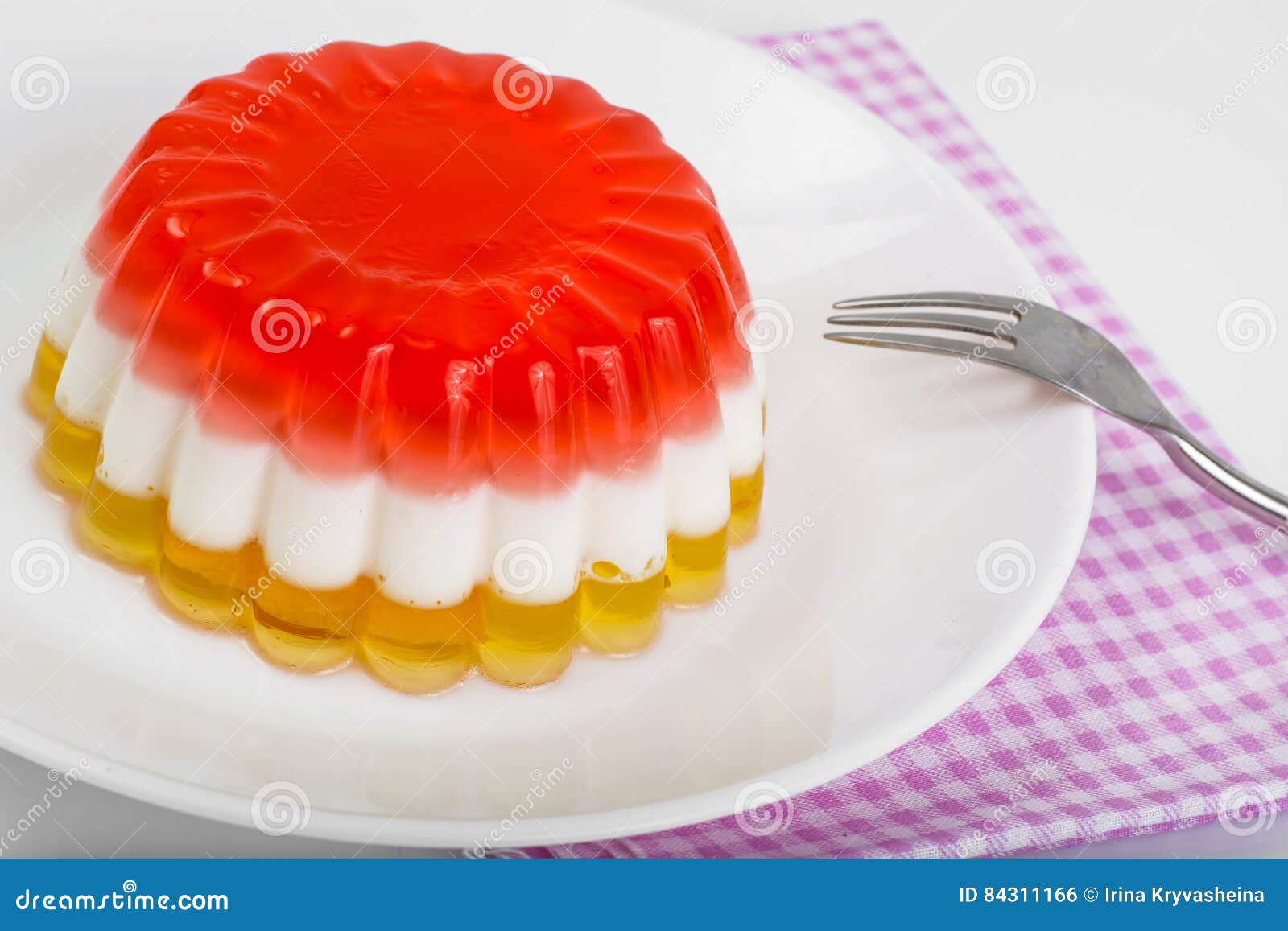 Dessert Jelly Layered Color Stock Photo - Image of jelly, gelatin: 84311166