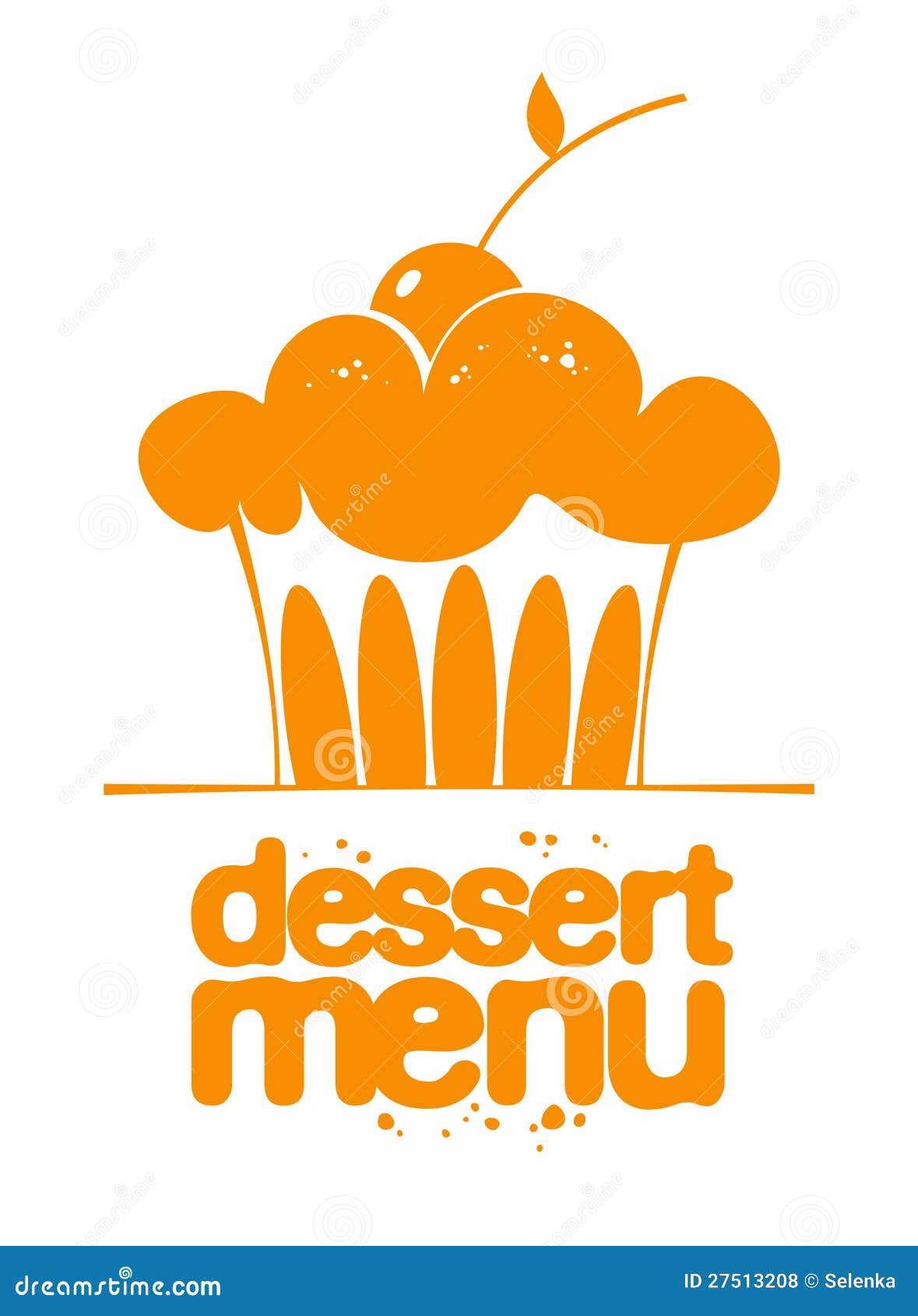Dessert Menu icon. stock vector. Illustration of fresh - 27513208