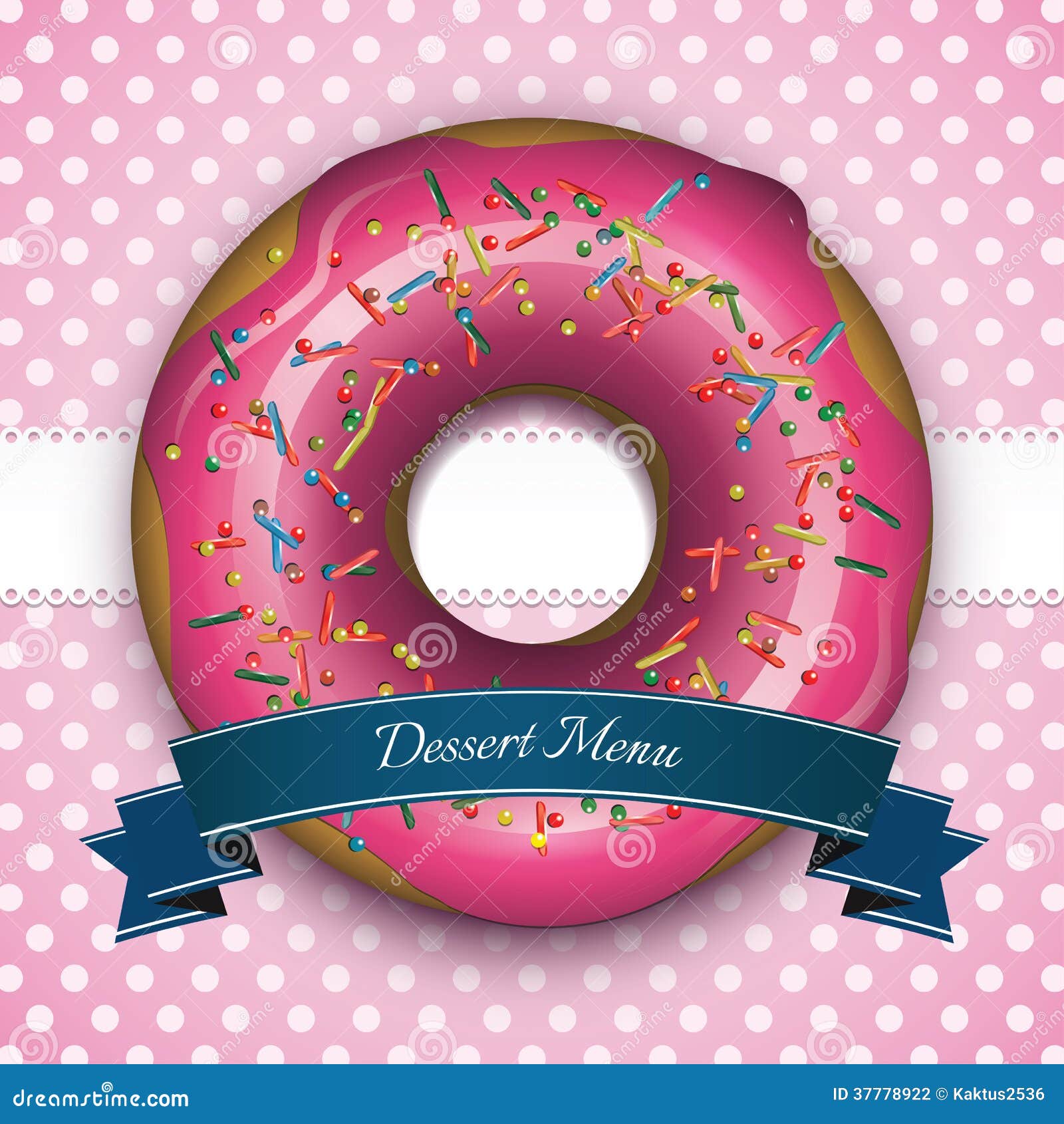 Dessert menu stock vector. Illustration of border, bakery - 37778922