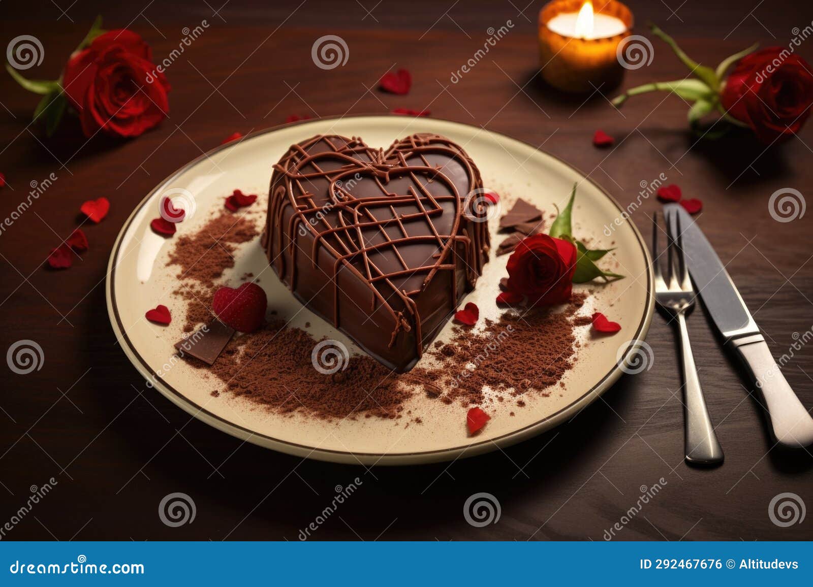 Dessert Plate with a Proposal Message Written in Chocolate Stock Photo ...