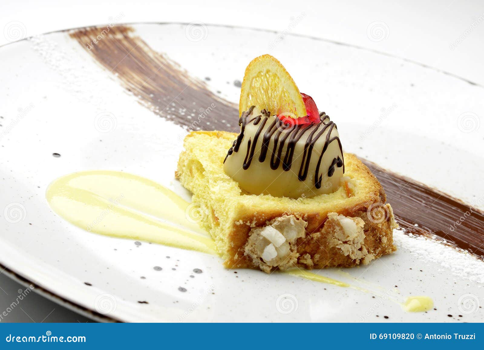 Dessert Sicilian Cassata with Easter Cake Stock Photo - Image of sweet ...