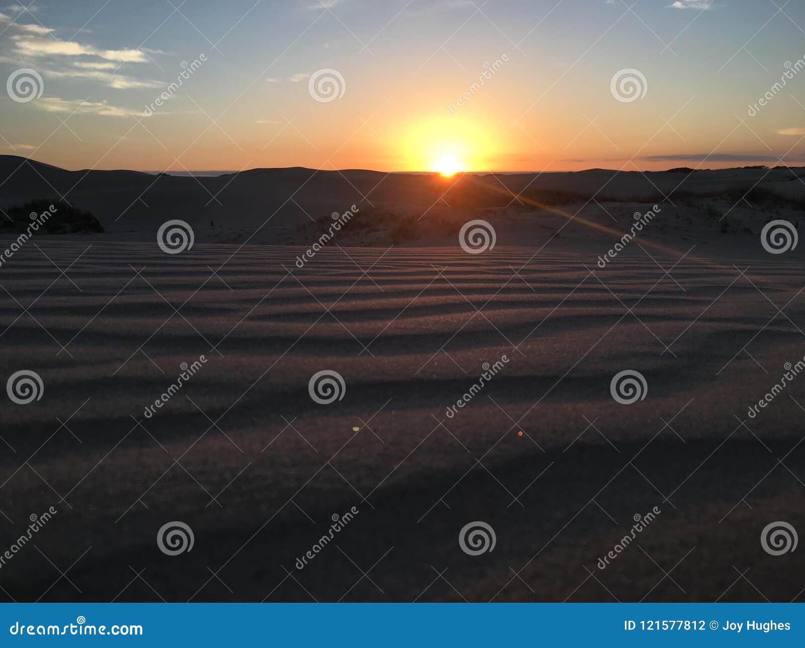 Sunset in the dessert stock photo. Image of dessert - 121577812