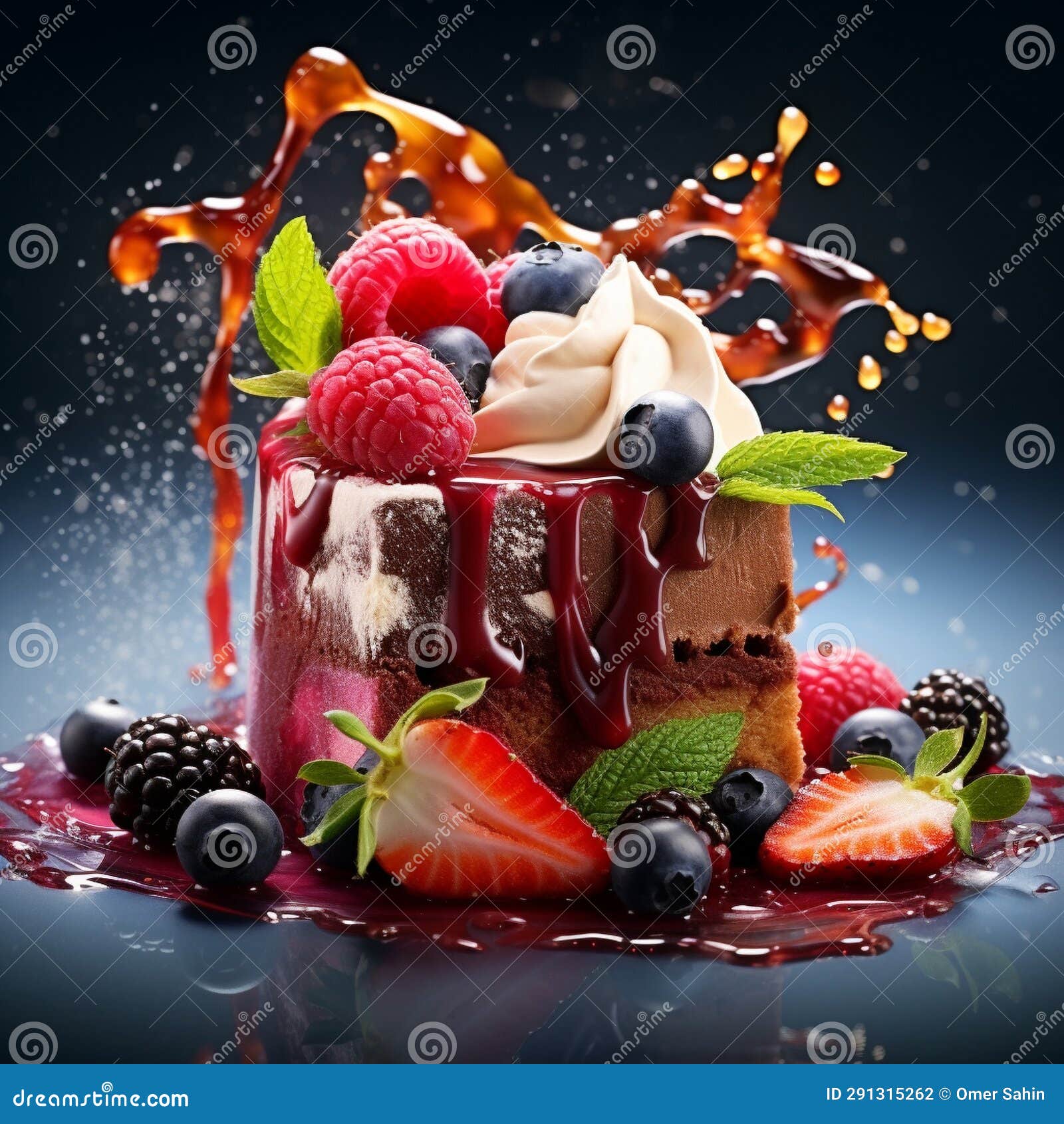 Dessert Symphony: an Ensemble of Sweet Harmonies and Textures Stock ...