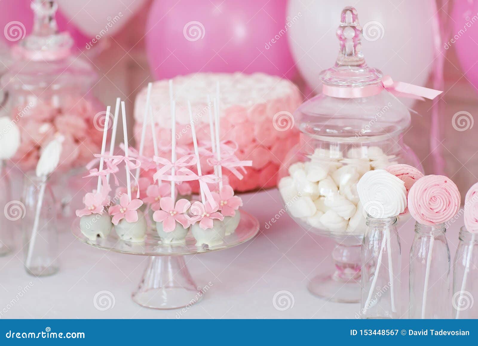 Dessert Table for a Party, Sweet Treat and Dessert. Stock Image - Image ...
