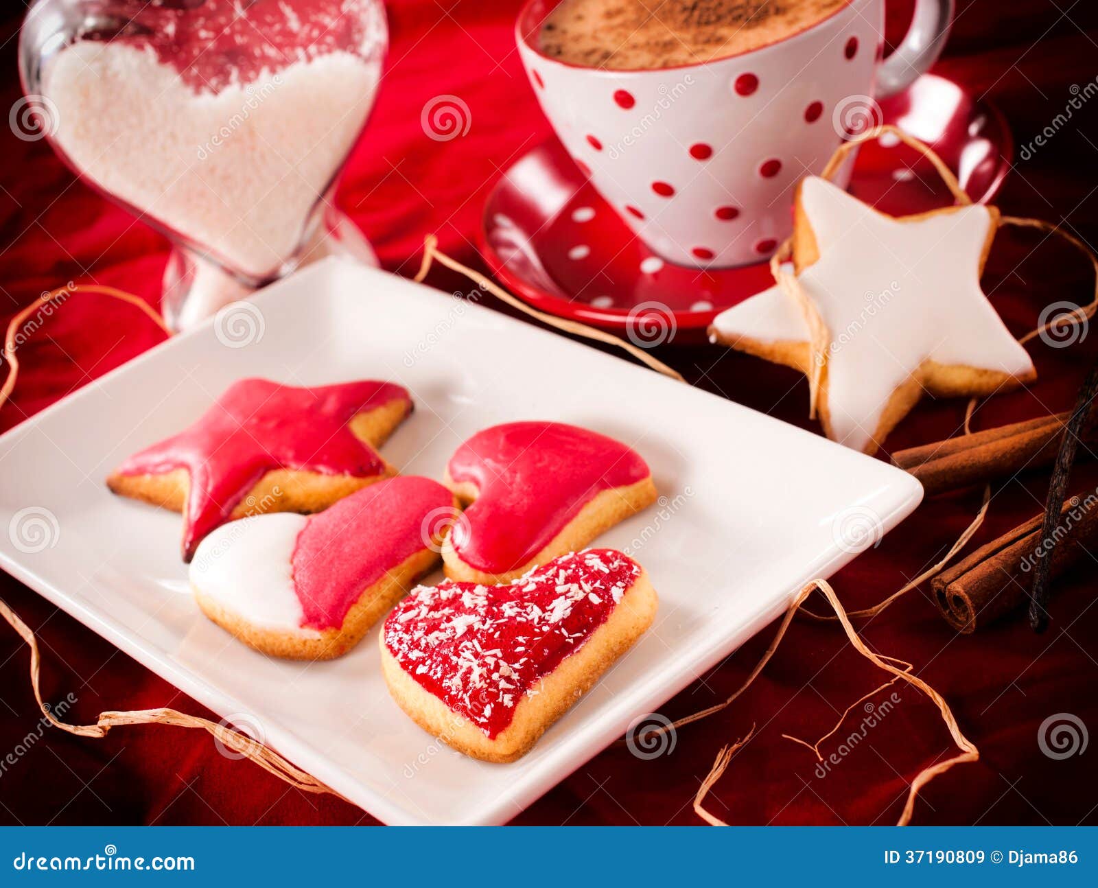 Dessert time stock image. Image of gingerbread, baked - 37190809