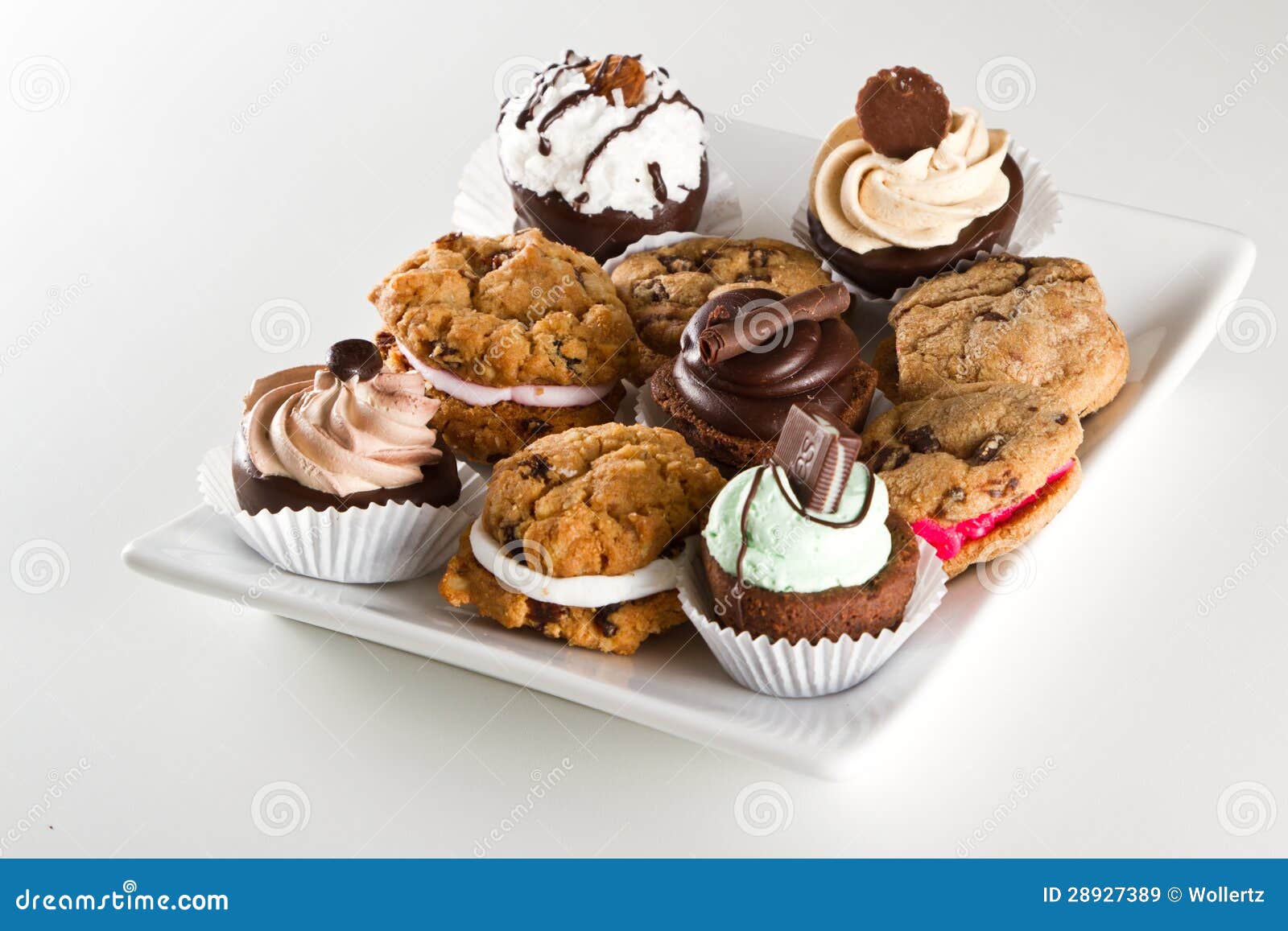 Dessert tray stock image. Image of diet, dessert, covered - 28927389